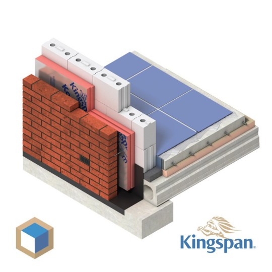 Kooltherm K8 spouwplaat 74mm, hoogwaardige spouwisolatie van Kingspan